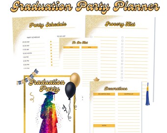 Printable Graduation Party Planner - Etsy