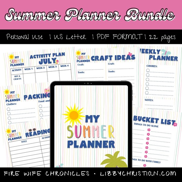 Family Fun Planner - Etsy