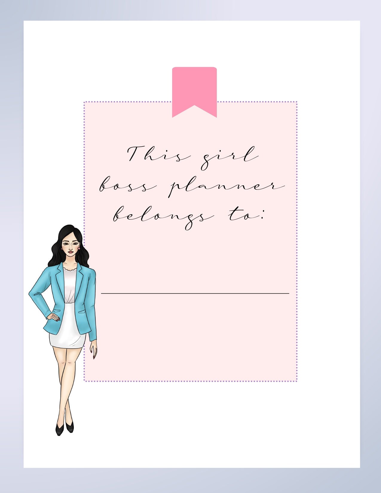 Girl Boss Printable Planner - Etsy
