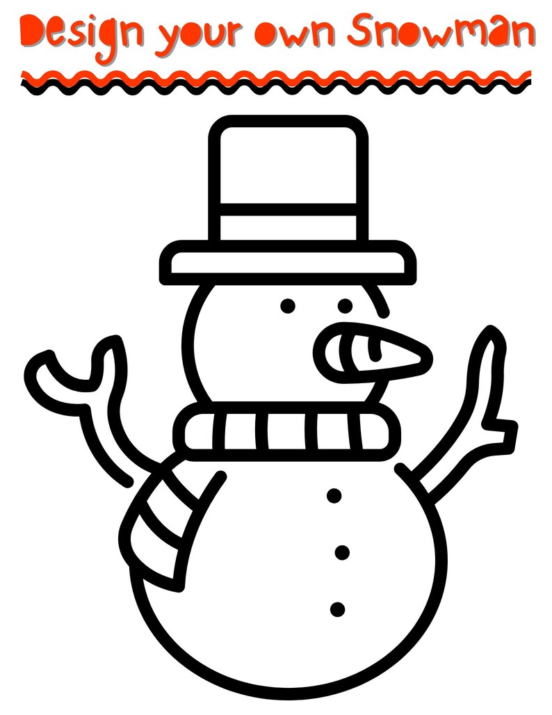 Printable Winter Themed Playdough Mats Perfect for | Etsy