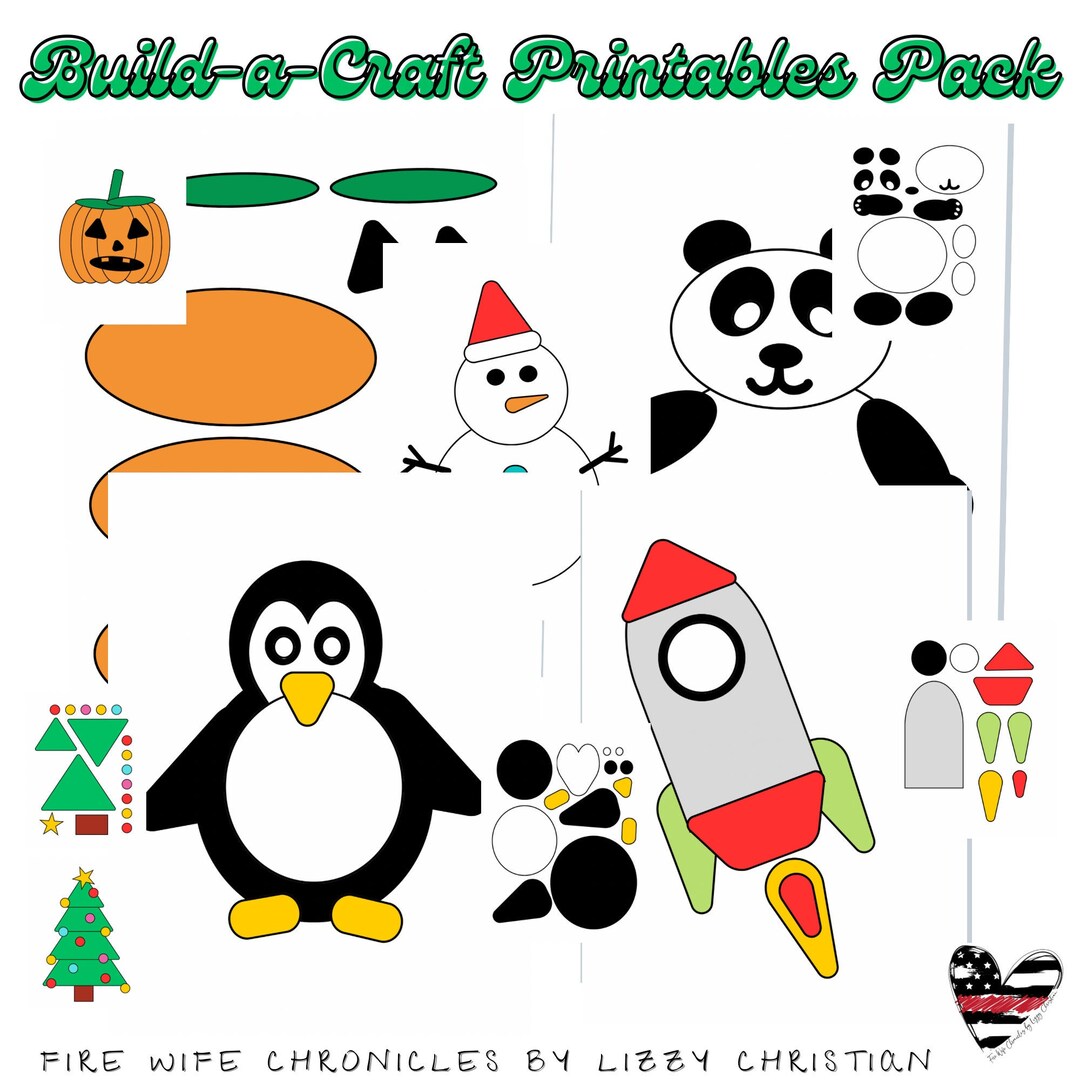 Build-a-craft Printables Pack - Etsy