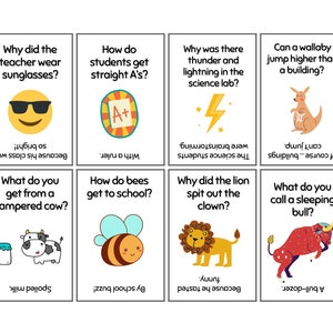 Printable Joke Lunch Box Notes - Etsy