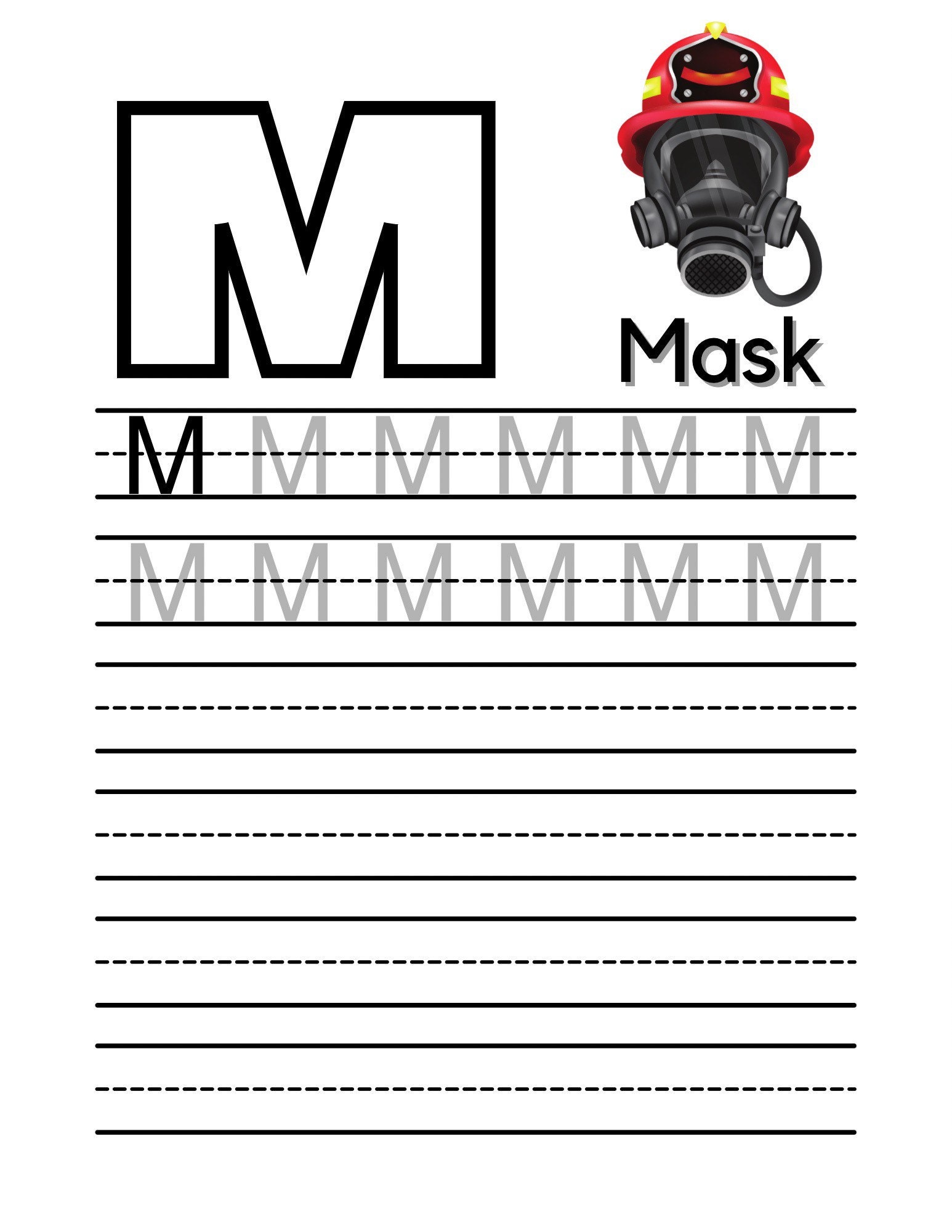 Fire-themed Alphabet Tracing Worksheets - Etsy