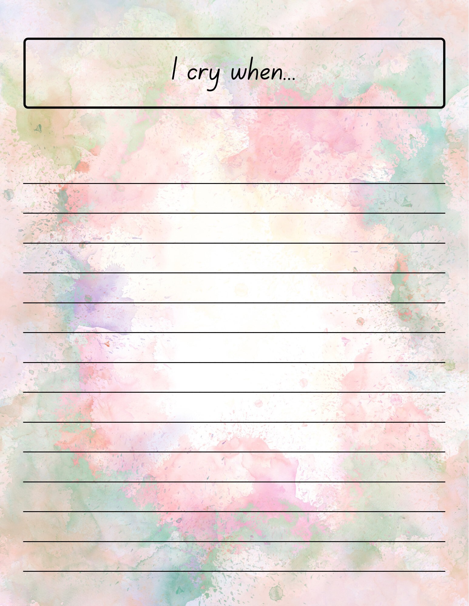 Printable Grief & Healing Journal - 46 Pages - Etsy
