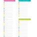 Colorful Printable Cleaning Planner & Declutter Challenge - Etsy
