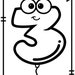 Numbers 1-10 Balloon Coloring Pages for Preschoolers - Etsy