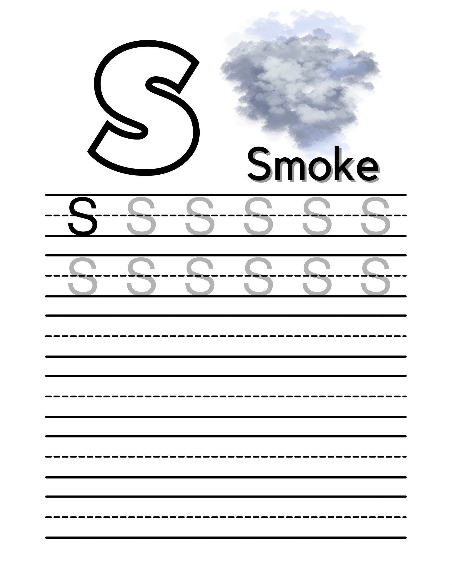 Fire-themed Alphabet Tracing Worksheets - Etsy