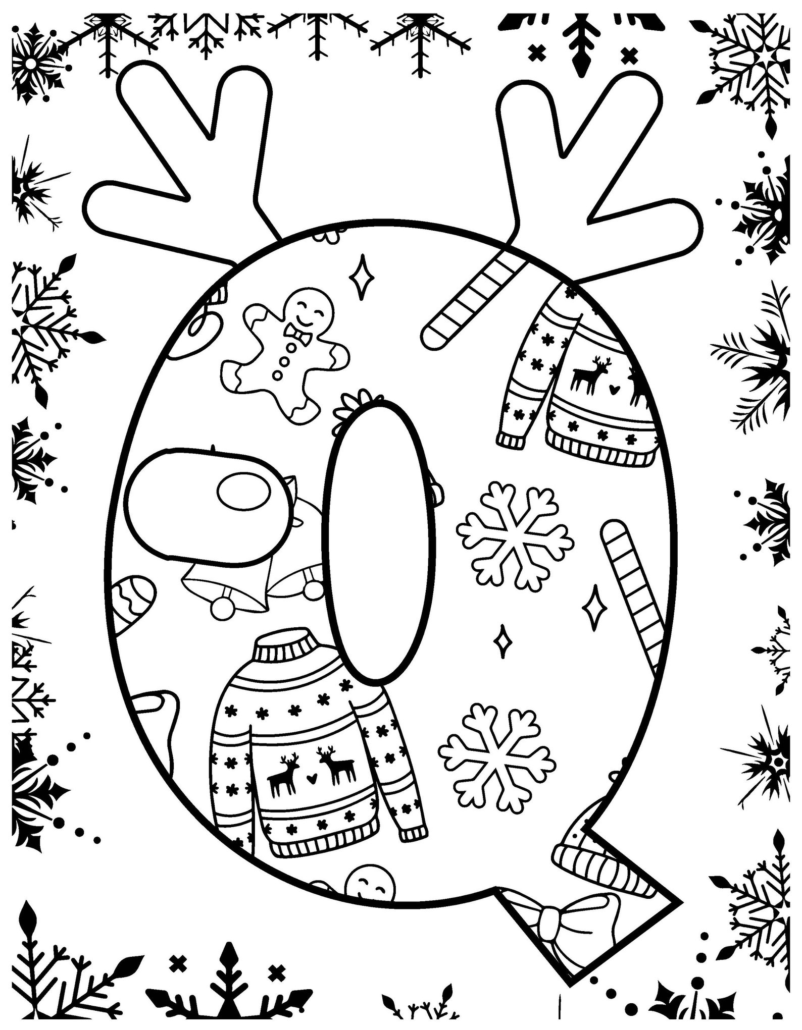 Christmas-themed Alphabet Coloring Set - Etsy