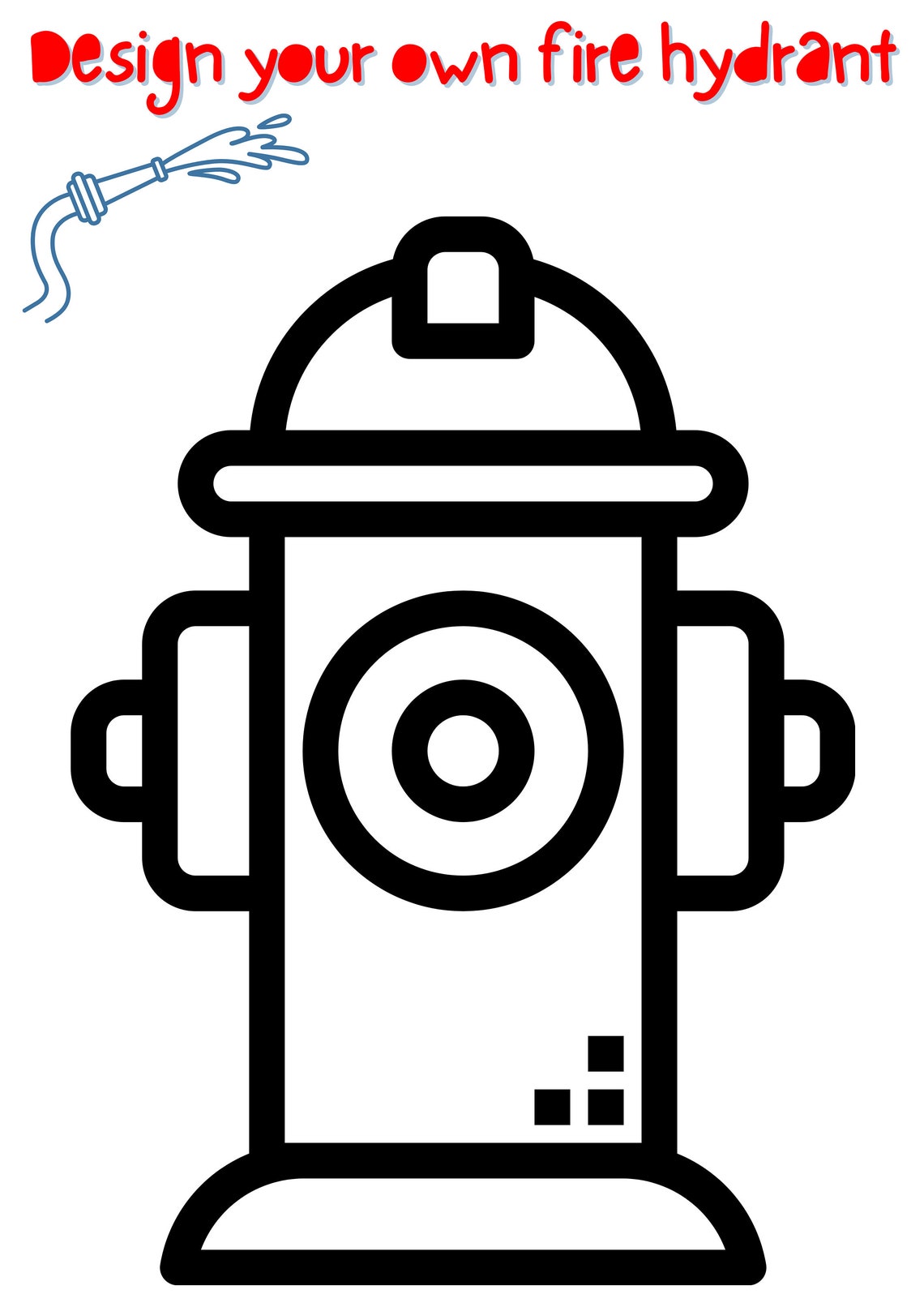 Firefighter Themed Printable Playdough Mats Perfect for Toddlers ...