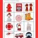 Printable Firefighter-themed Memory Game - Etsy