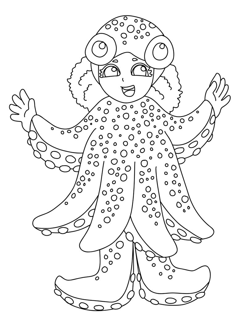 Kid's Halloween Costumes Printable Coloring Set - Etsy