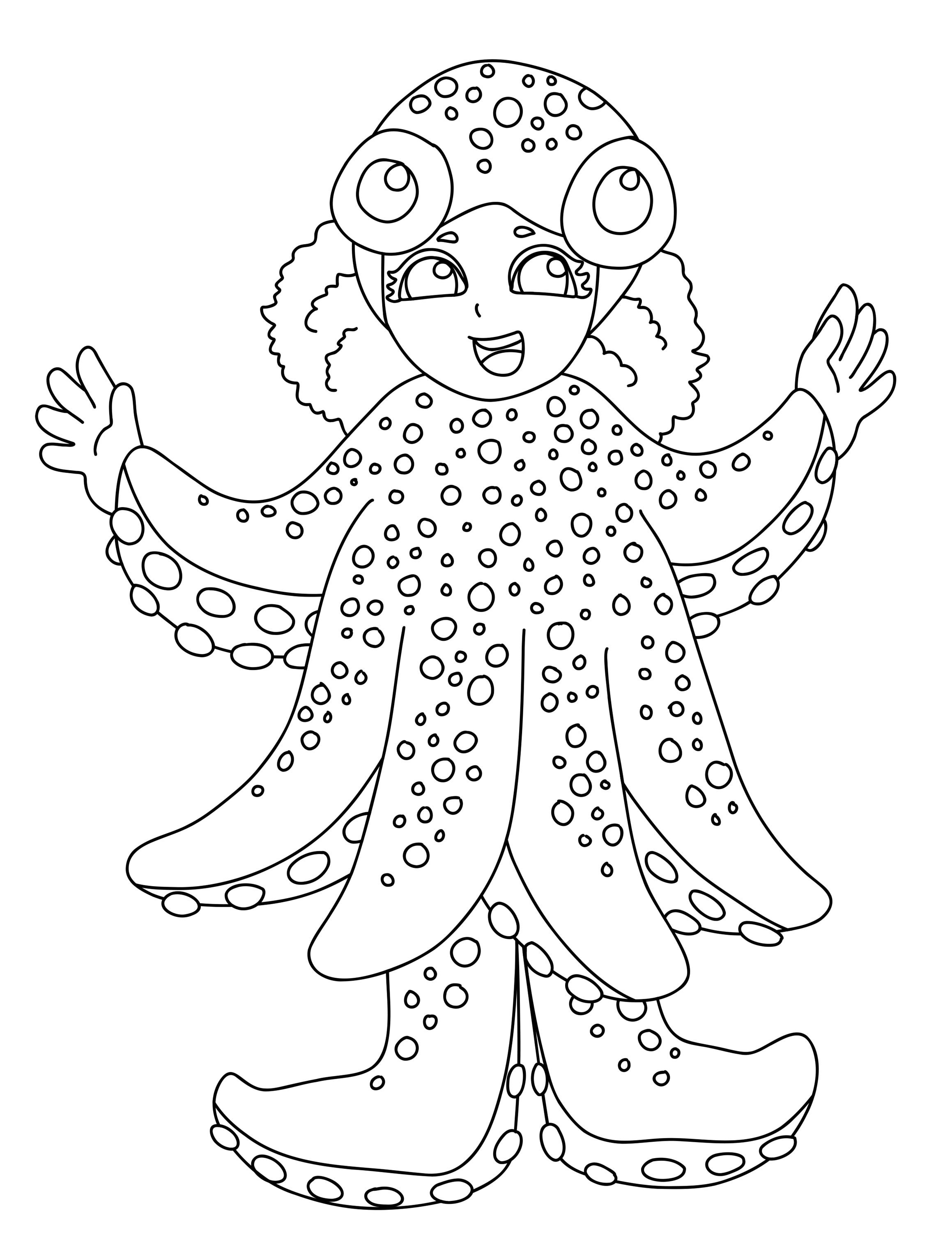 Kid's Halloween Costumes Printable Coloring Set - Etsy