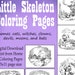 Skellie Coloring Pages Digital Download Adult Kid Coloring - Etsy