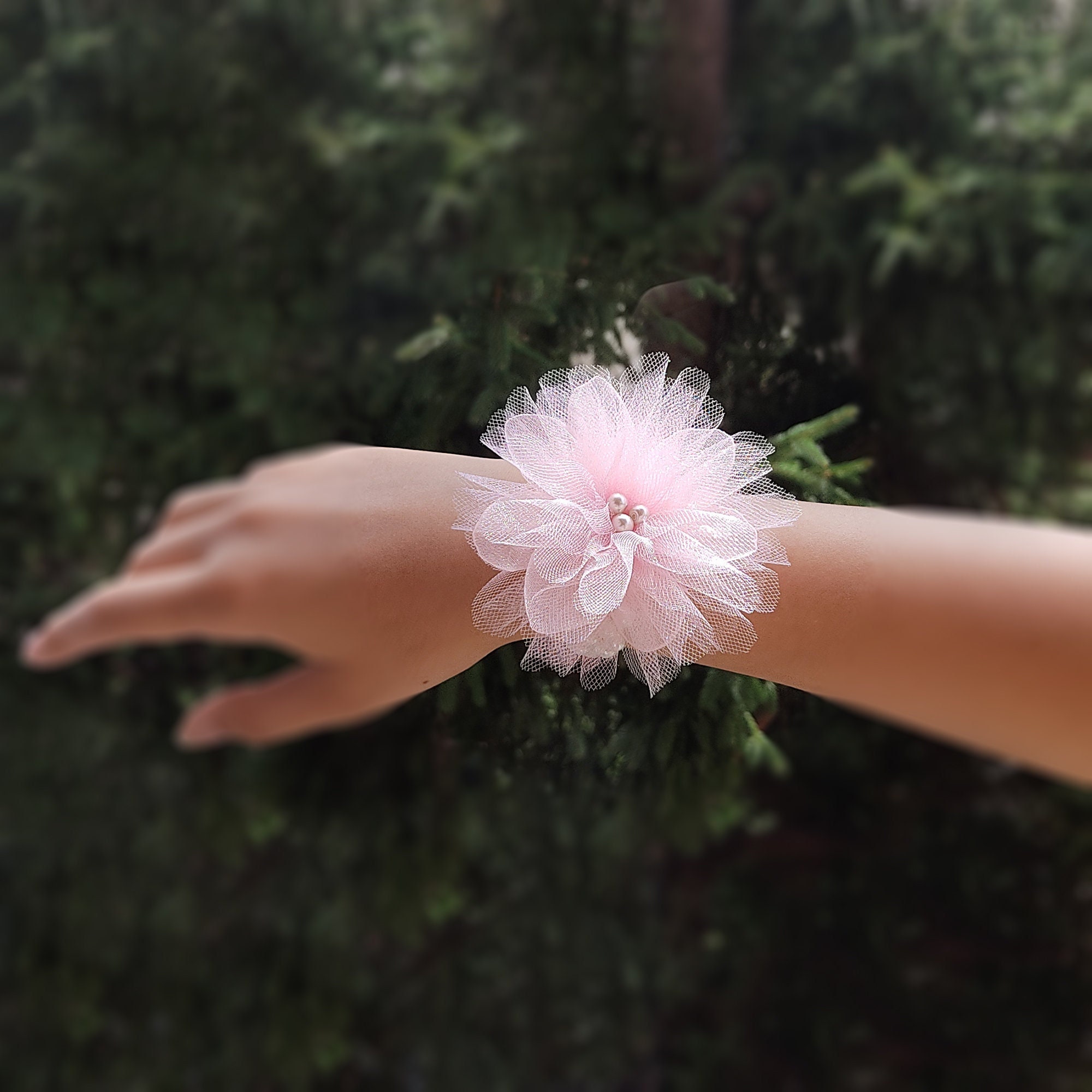 Flower Wristlet For Flower Girls