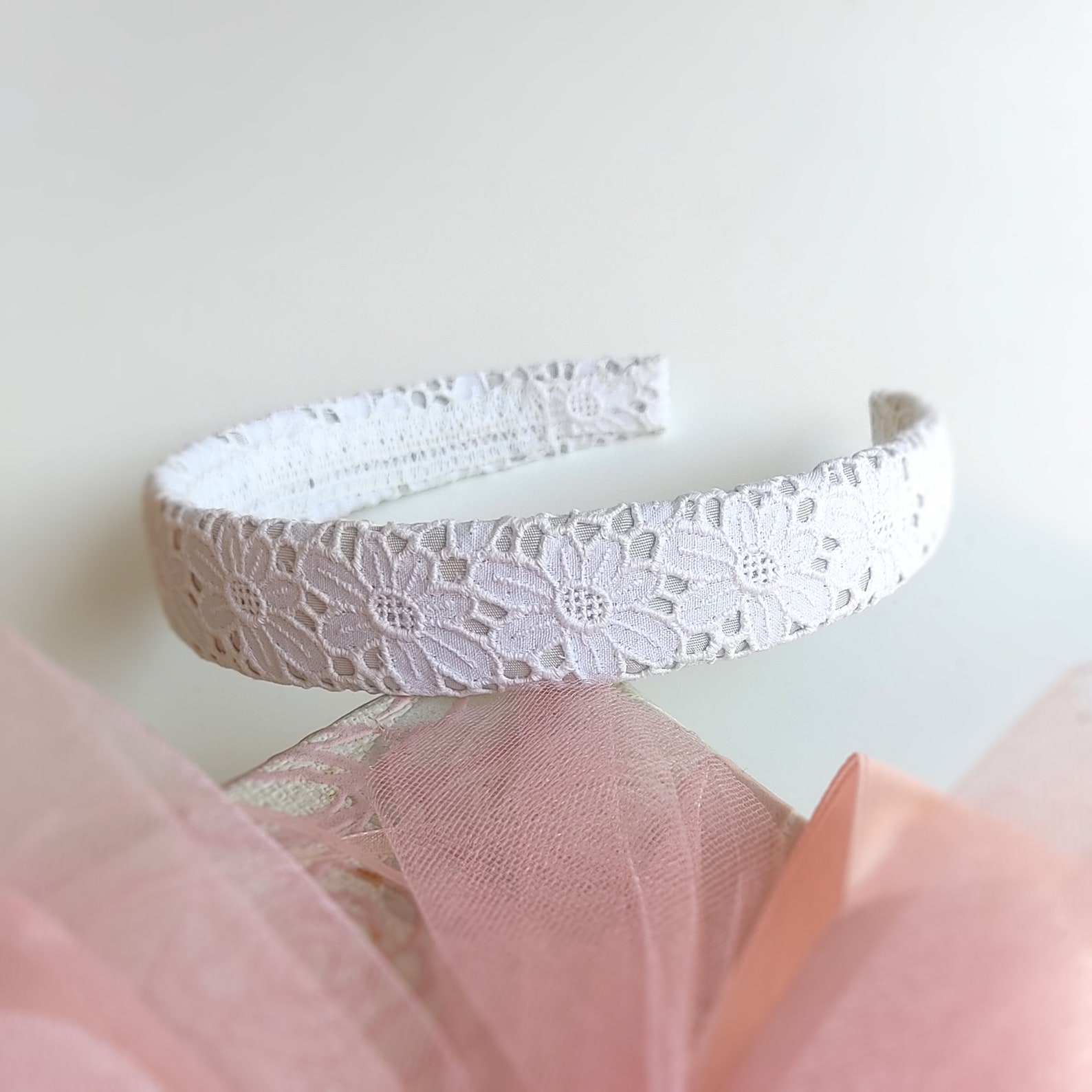 First Communion Headband Lace Headband First Communion - Etsy
