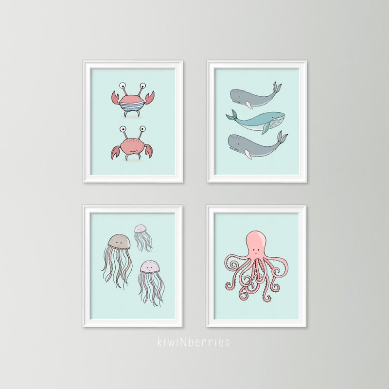 Ocean Animal Art - Etsy