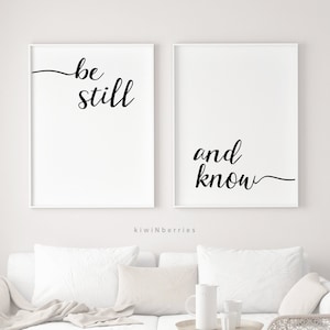 Be Still and Know Print - Be Still and Know Poster - Be Still and Know ...