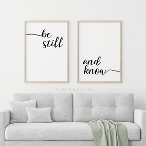 Be Still and Know Print - Be Still and Know Poster - Be Still and Know ...