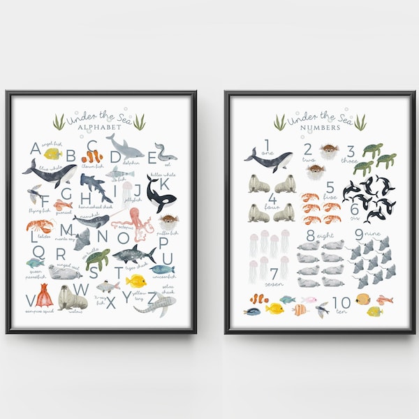 Animal Alphabet - Etsy