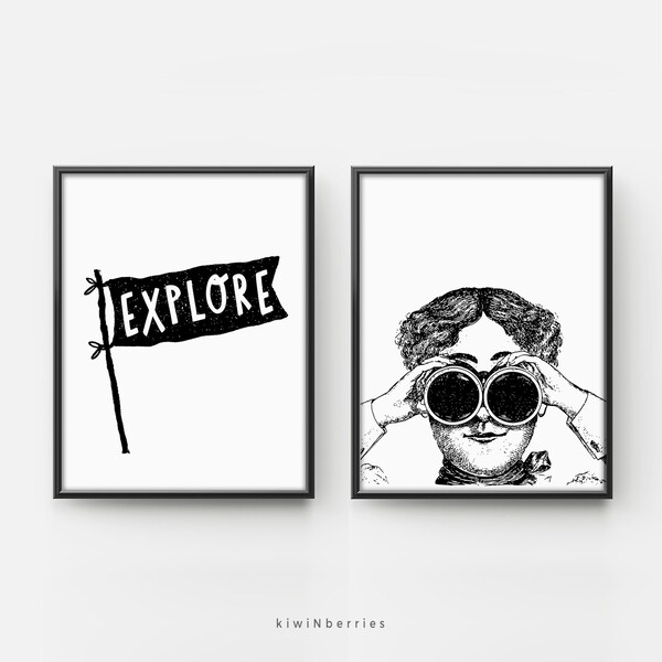 Little Explorer Poster - Etsy