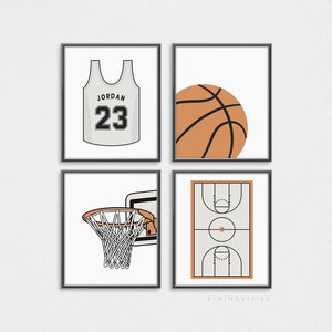 Basketball Digital Art, Printable Basketball, Gallery Wall Basketball ...
