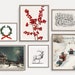 Vintage Christmas Prints Gallery Wall, Christmas Printables, Holiday ...