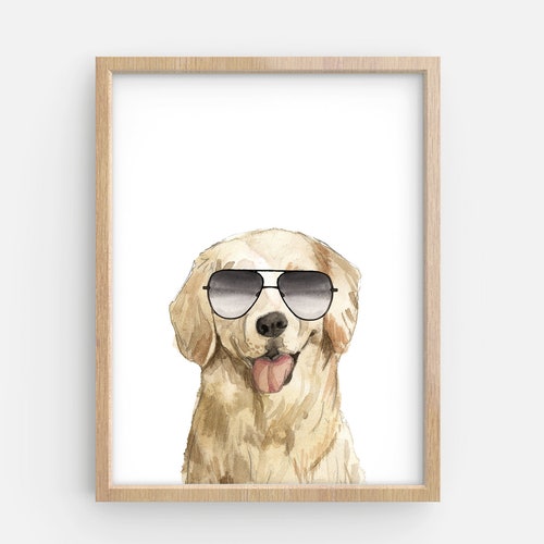 Cool Dog Prints Boys Room Decor Teen Boy Wall Art Dog - Etsy