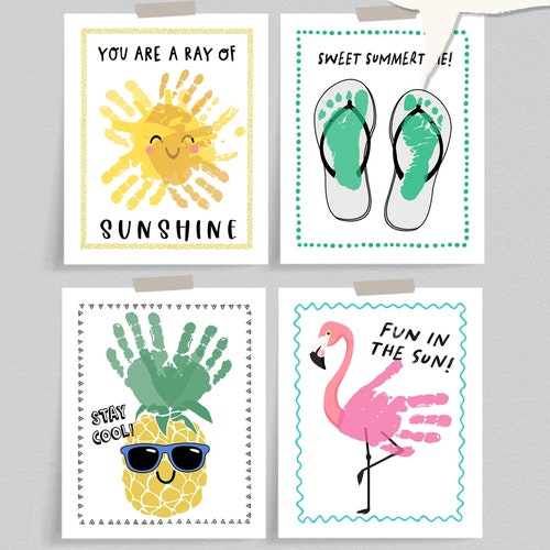 Summer Printable Crafts for Kids Summer Fun Printables - Etsy