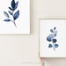 Botanical Wall Art, Printable Botanical Art, Navy Blue Branches and ...
