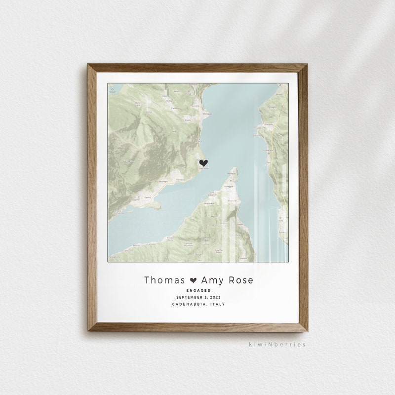 Personalised Map - Etsy