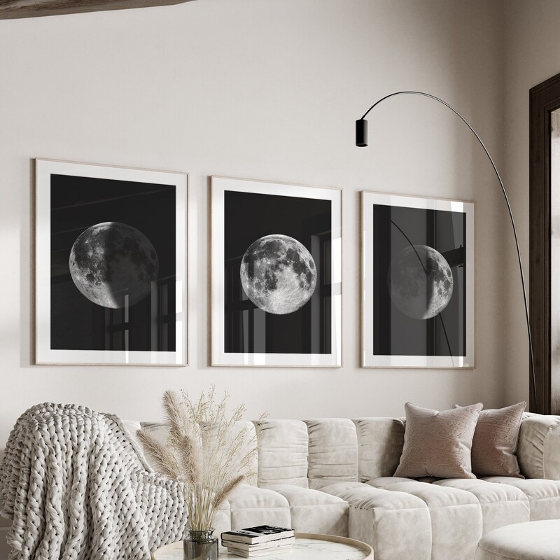 Moon Poster - Etsy