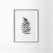 Leaf Art Set Watercolor Leaves Wall Art Black and White Prints ...