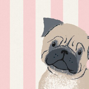 Pink Dog Gallery Wall Art: Puppy Prints Set (digital Download) - Etsy