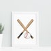 Baseball Bat Poster, Digital Printable Baseball Prints, Sport Room ...