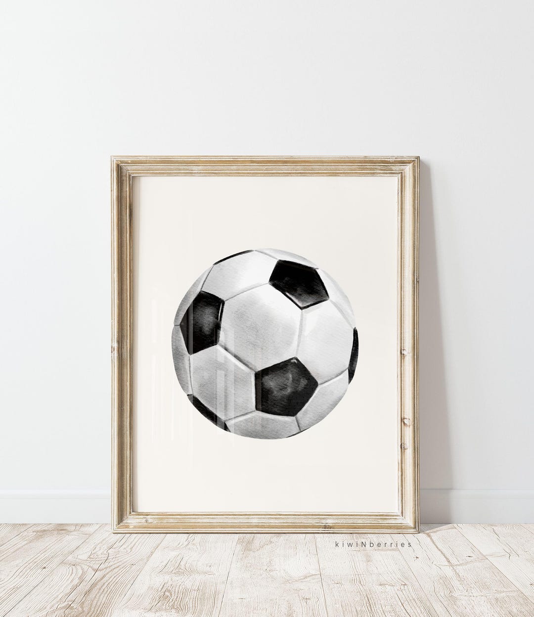 Soccer Printable, Digital Sports Art, Boy Room Decor, Football Soccer ...