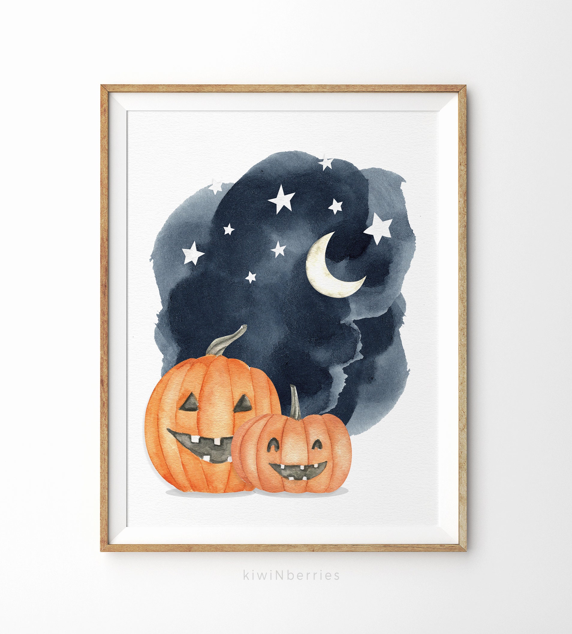 Halloween art prints Halloween printable Halloween prints | Etsy