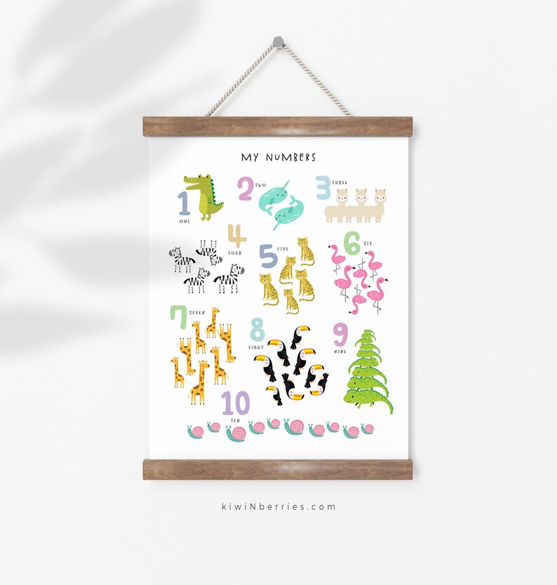 Alphabet print Educational prints for kids Large alphabet | Etsy