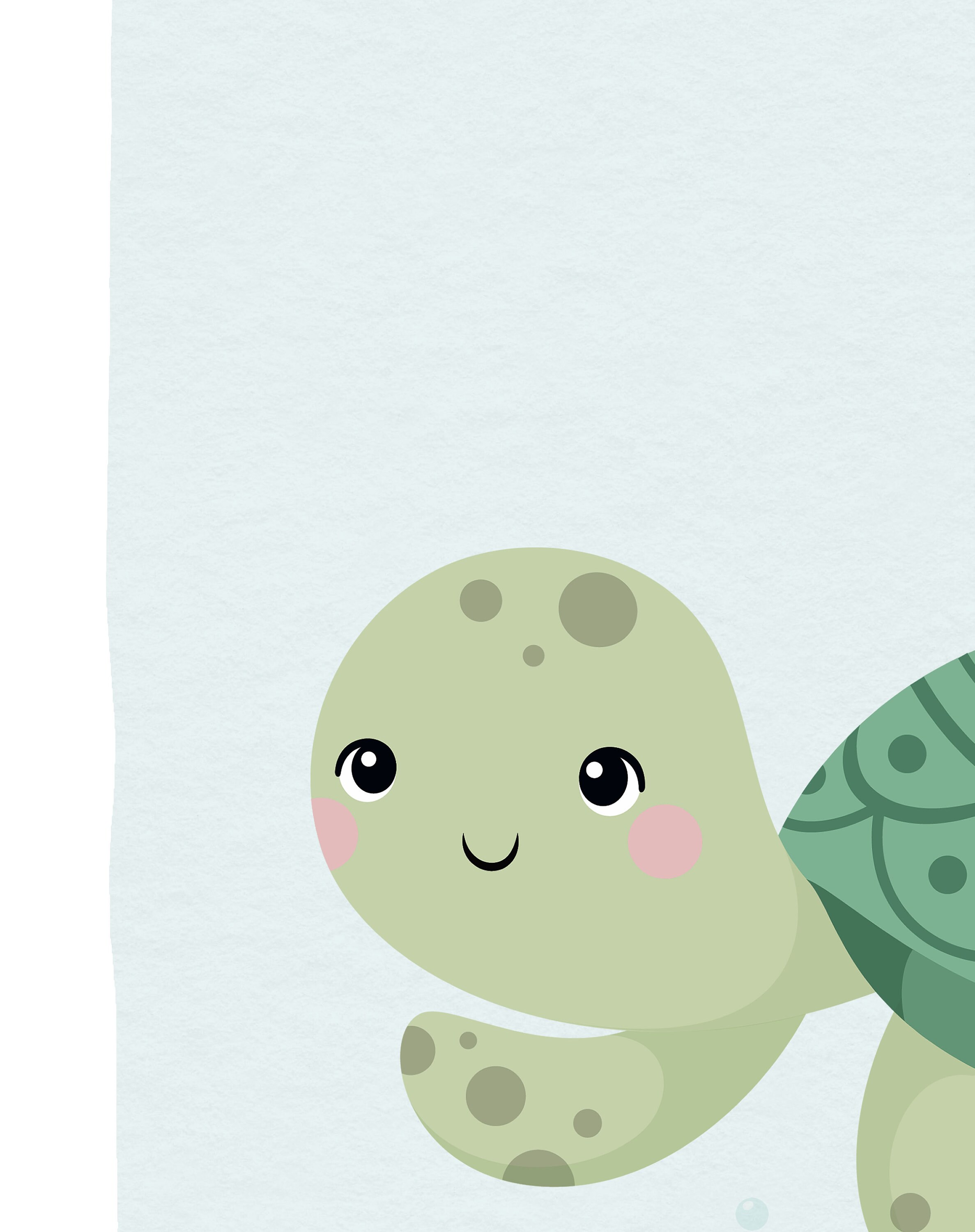 Sea Turtle Print Turtle Poster Ocean Wall Art Kids Ocean - Etsy