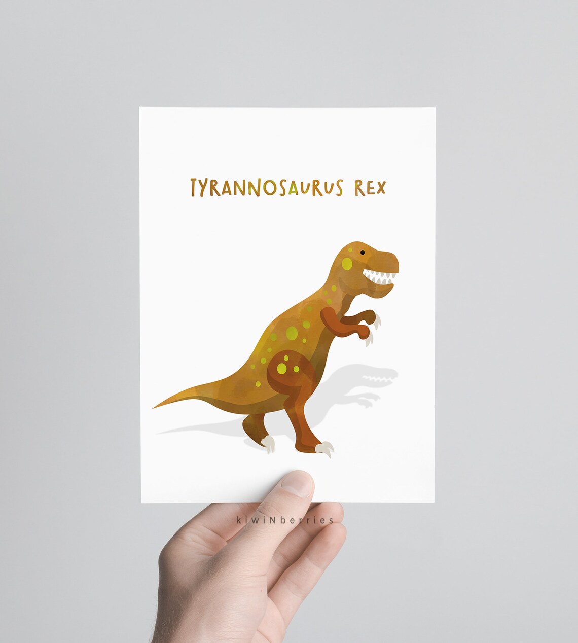 Tyrannosaurus Rex Print Dinosaur Art Print Dinosaur - Etsy