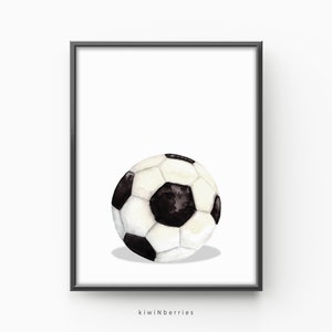 Soccer Print Set, Soccer Printable Art, Soccer Posters, Sport Art ...