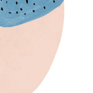 Abstract Art for Kids, Printable Wall Art, Abstract Painting, Blue Mint ...