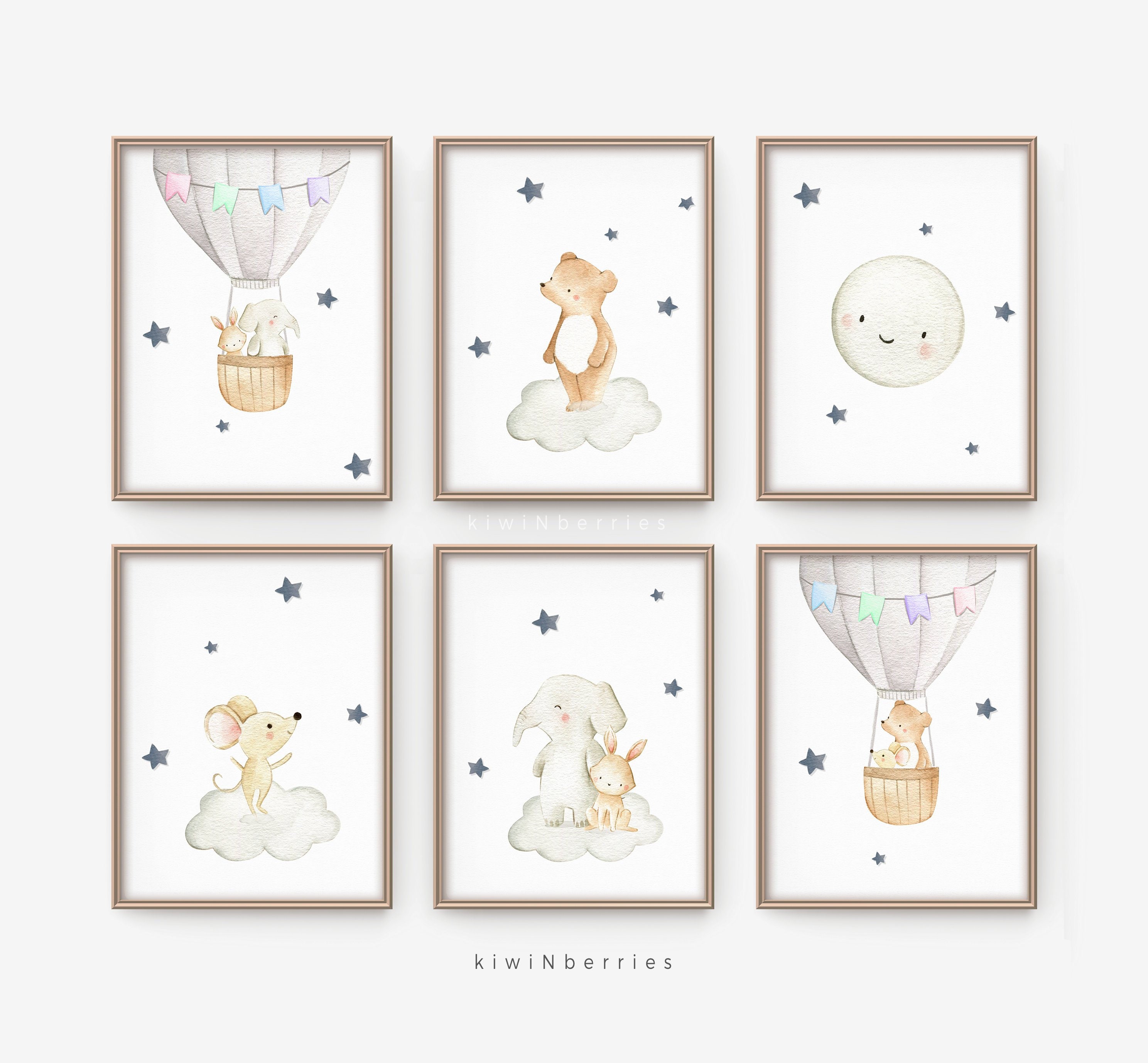 Baby Moon Print Printable Baby Art Nursery Wall Art Nursery | Etsy