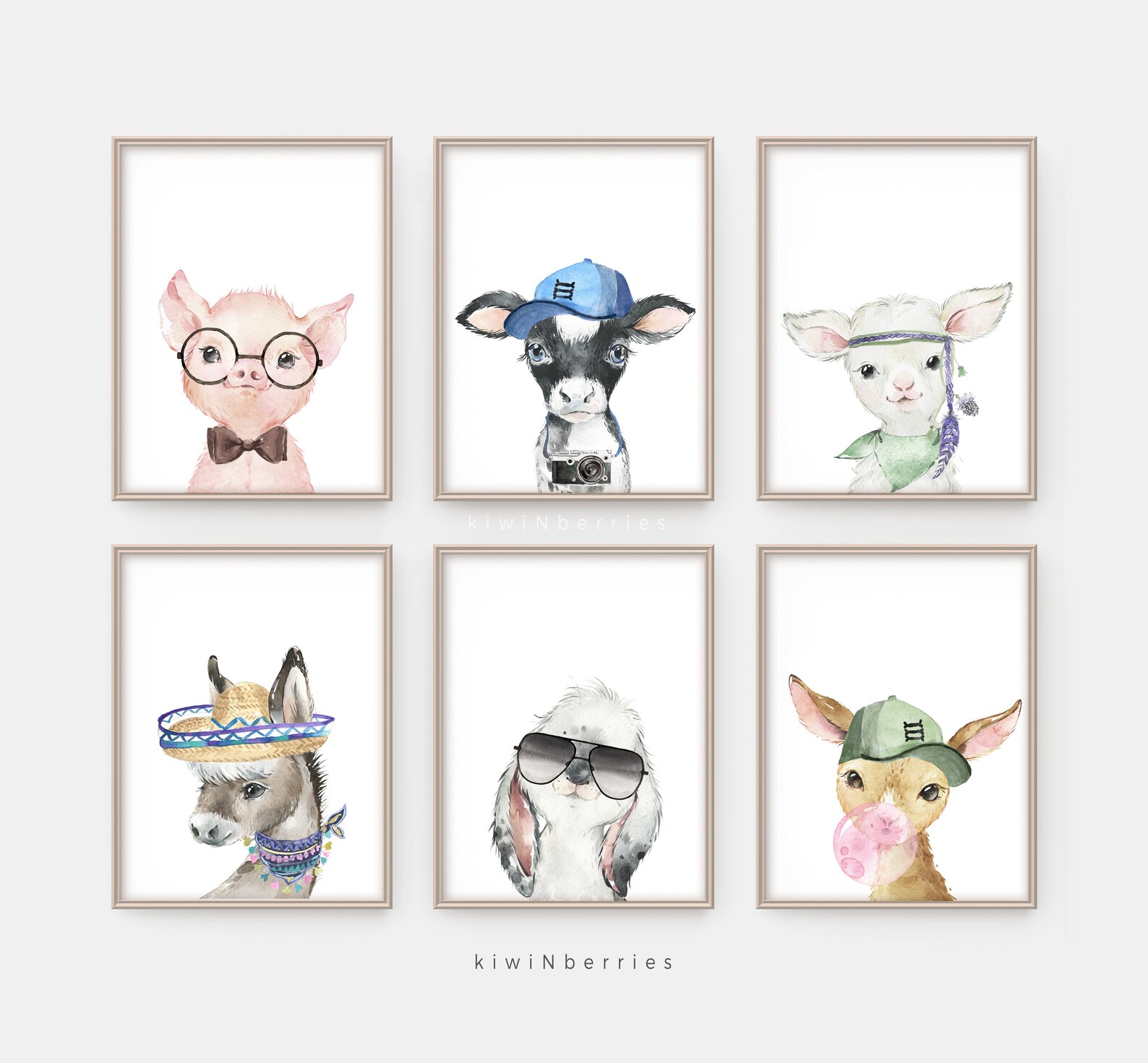 Cool cow print Printable art for kids Fun prints Toddler | Etsy