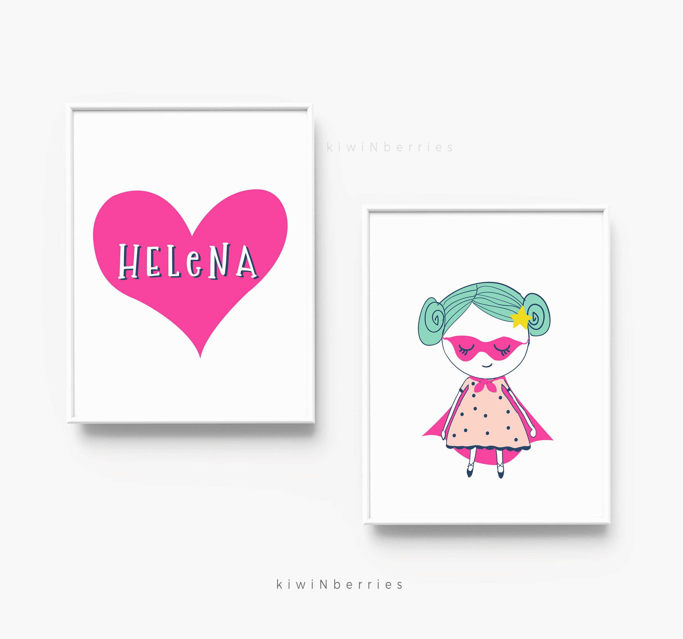 Personalized Girl Name Girl Power Print Printable Art for | Etsy