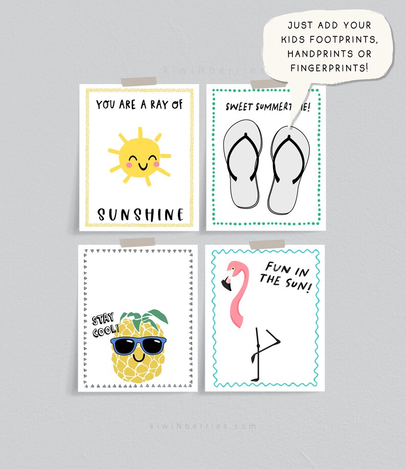 Summer Printable Crafts for Kids Summer Fun Printables - Etsy