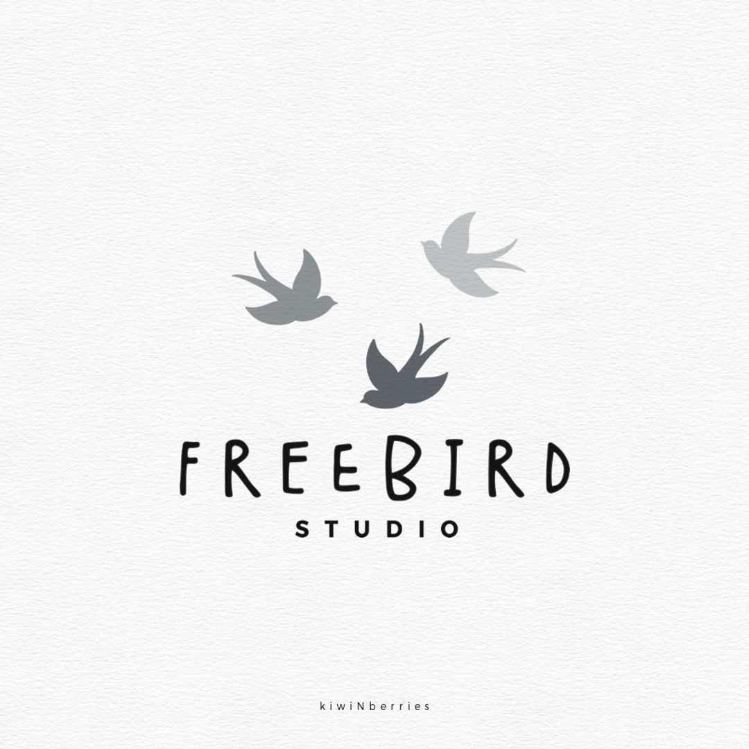 Flying Birds Logo, Freedom Branding, Airy Design, Three Birds Flying ...