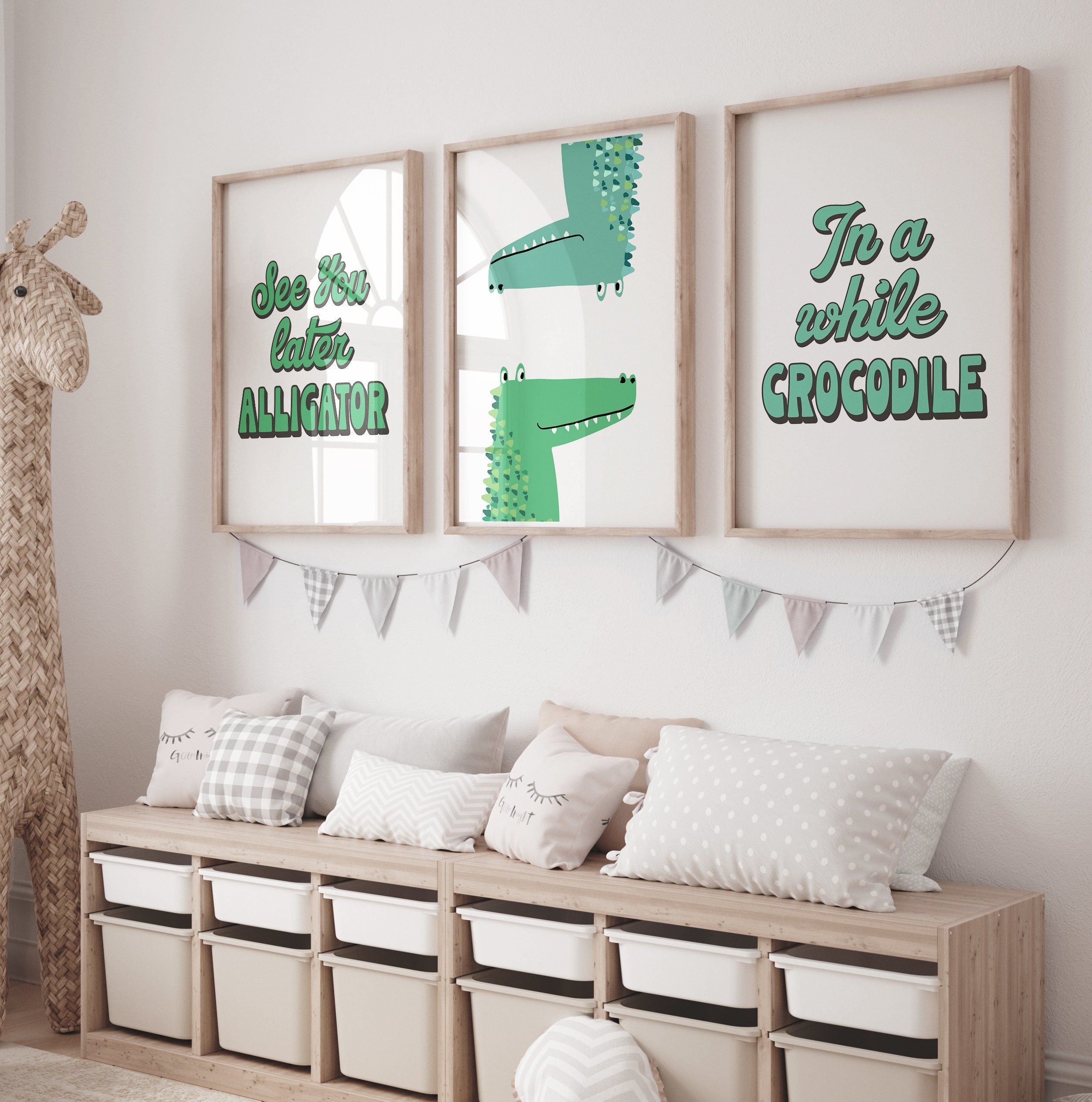 See You Later Alligator Printable in a While Crocodile Print - Etsy