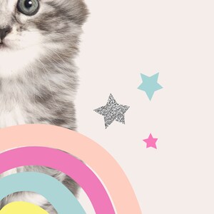 Quirky Cat Print, Sweet Kitten, Fun Printable Art for Girls, Quirky Art ...