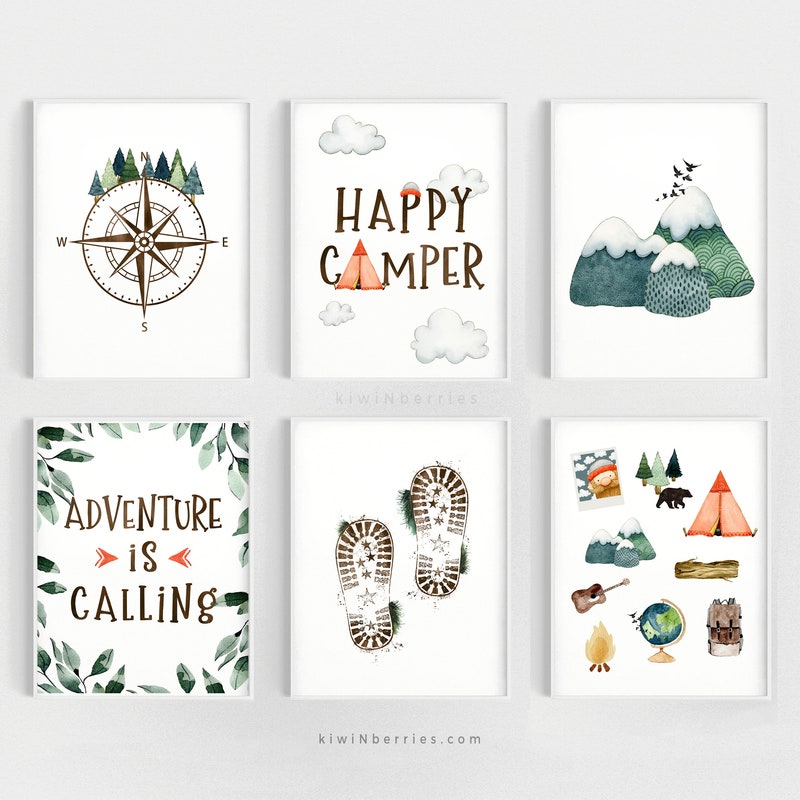 Camping Art - Etsy