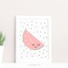 Cute Fruit Print Set - Set of 4 Fruit Prints - Nursery Wall Art ...